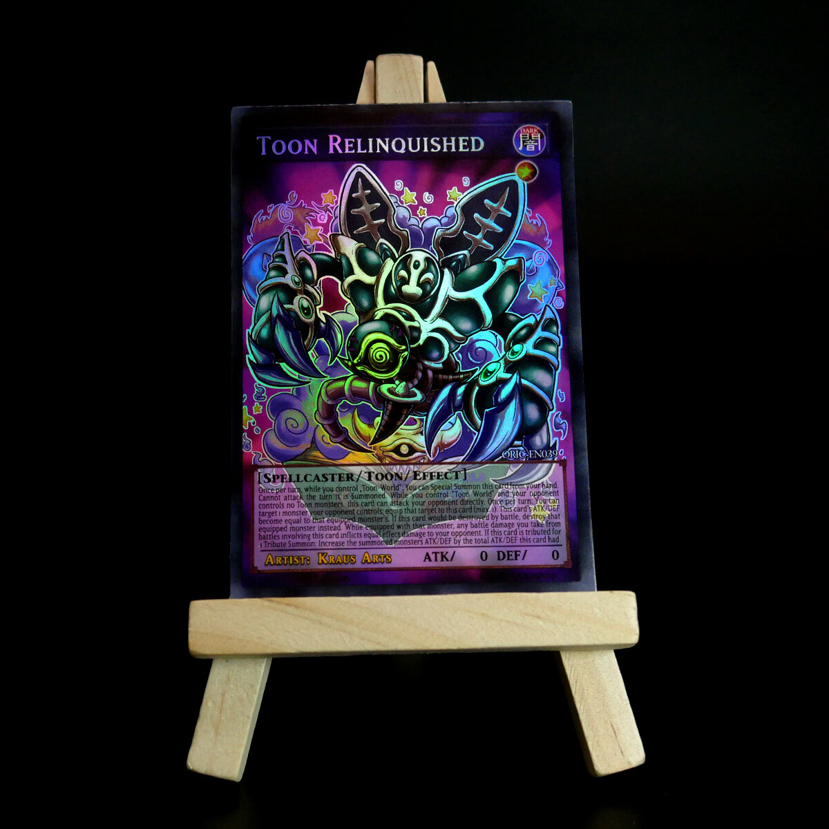 Yugioh ORICA: Toon Relinquished (Holo) | Full-Art Custom Thousand Eye ...