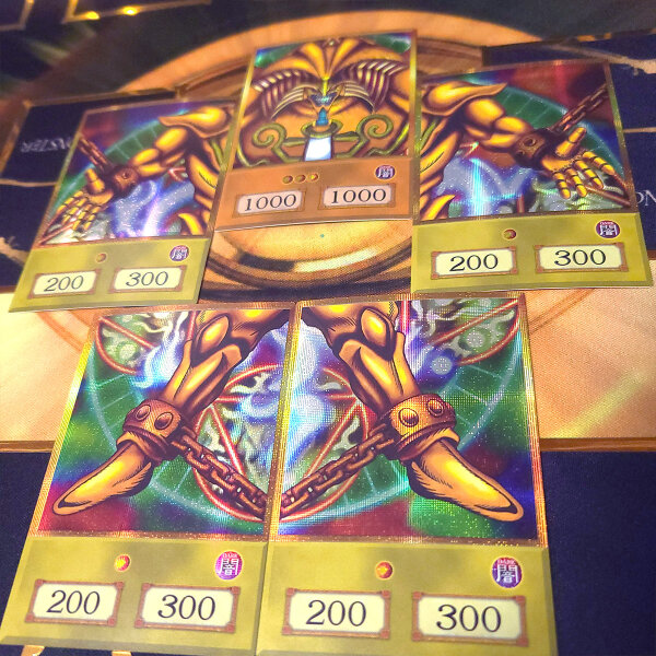 Anime Card Set - The Complete Exodia (Gold Rare), 5,00