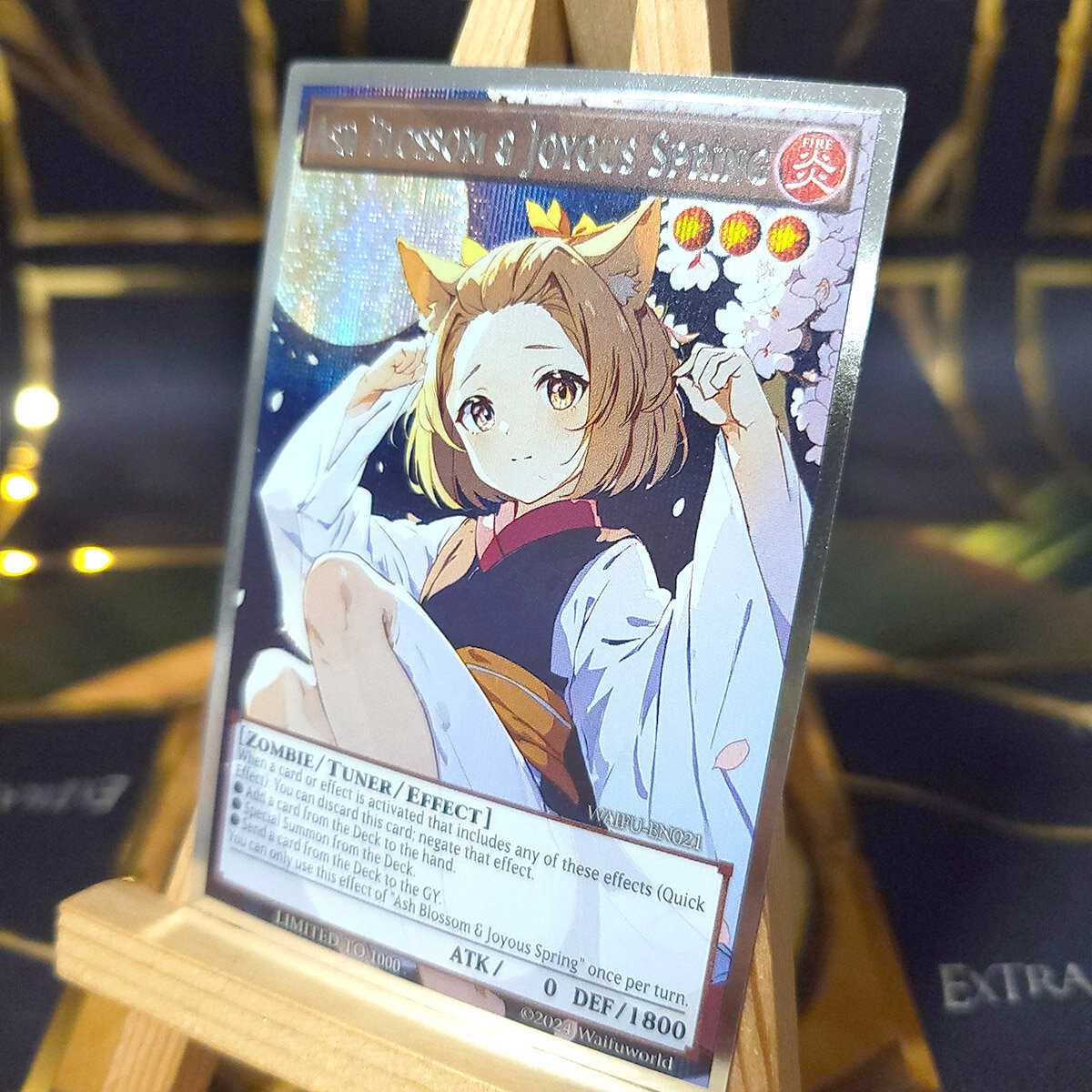 Secret Rare Full-Art - Ash Blossom & Joyous Spring (Titanium Silver R ...