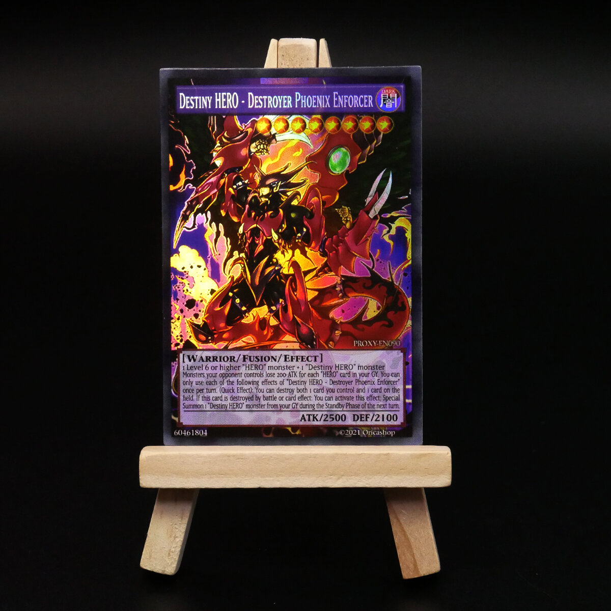 Yugioh PROXY: Destiny HERO - Destroyer Phoenix Enforcer - Full-Art ...