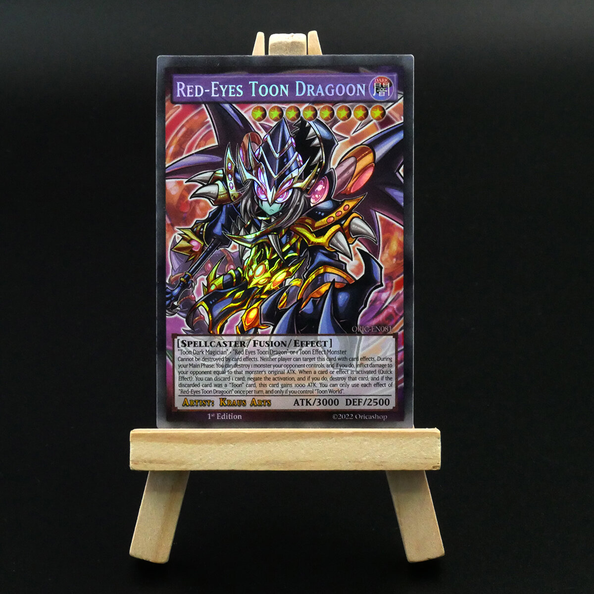 Red-Eyes Toon Dragoon (Holo) ORIC-081, 1,00