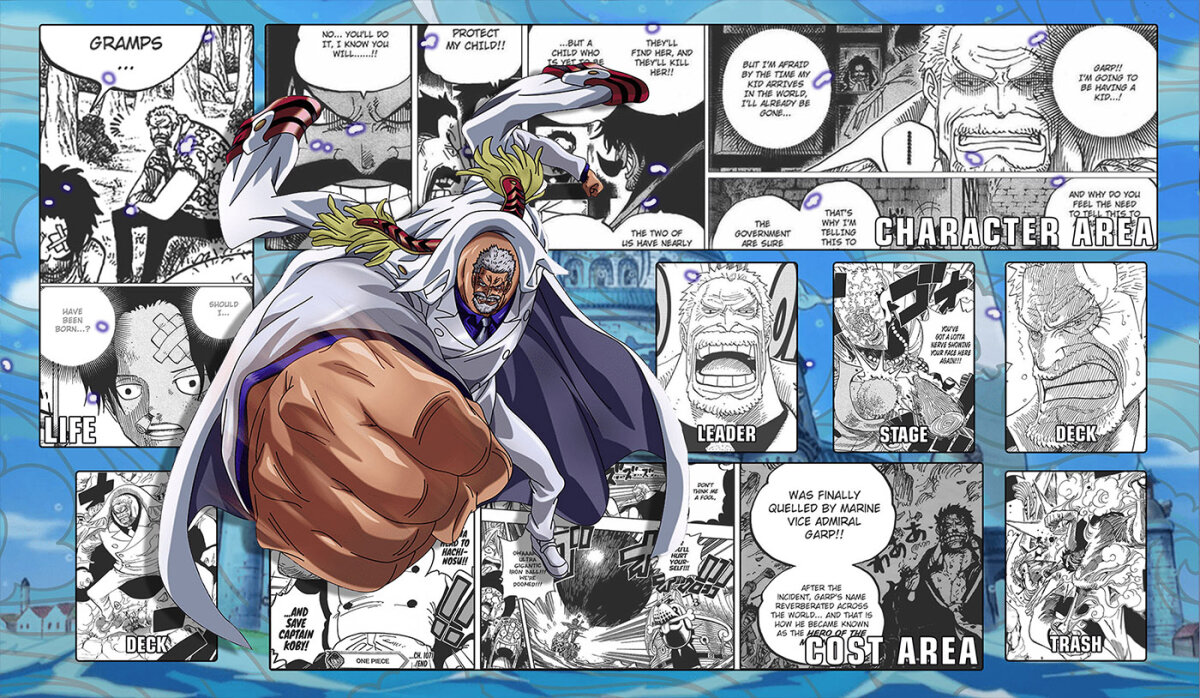 One Piece Playmat Monkey D.Garp (Design #1), 16,07
